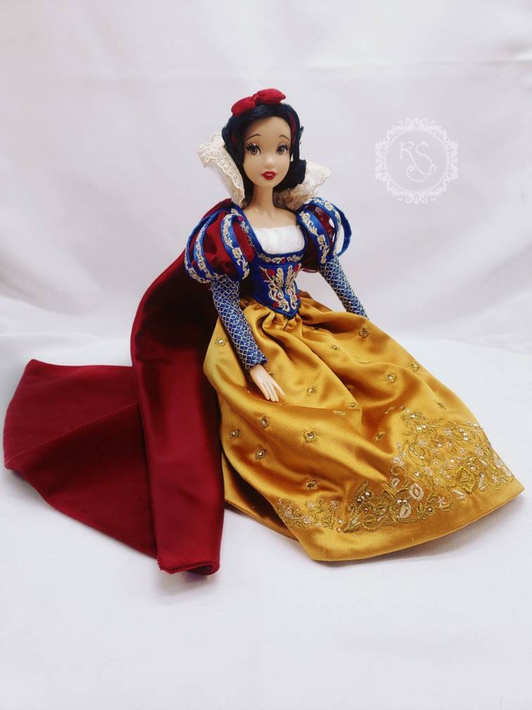 Replica of Snow Yellow Dress, Snow Doll Dress, Princess Doll Dress ...