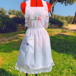 Cindy: Cottagecore Apron With Embroideries 100% Cotton, High Quality ...