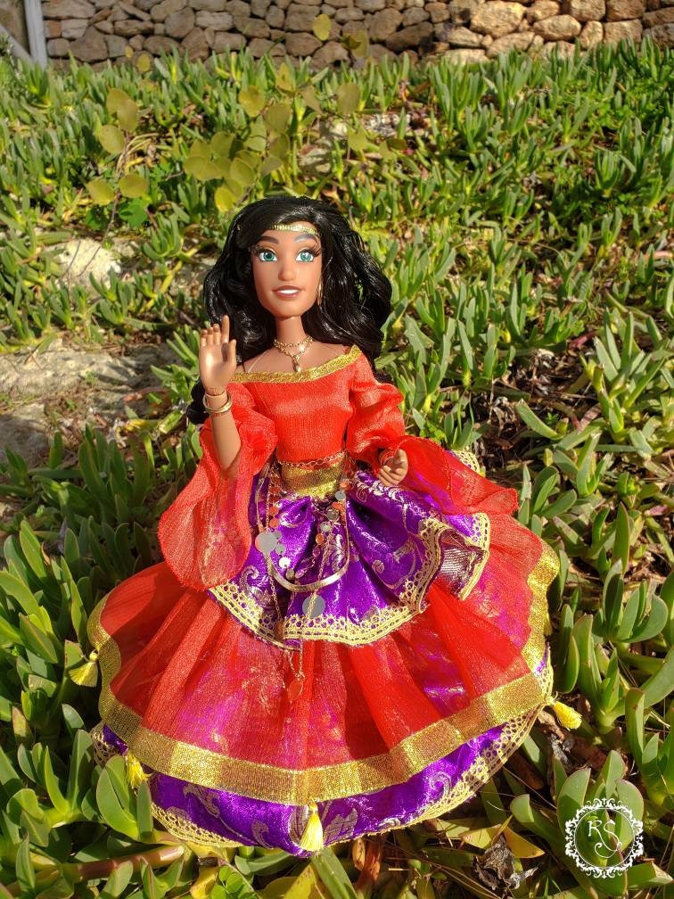 Esmeralda Red Dress Inspired by Masquerade Concept Art for | Etsy