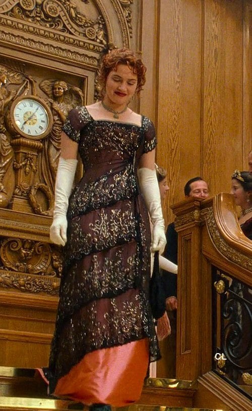 Titanic Rose Green Dress