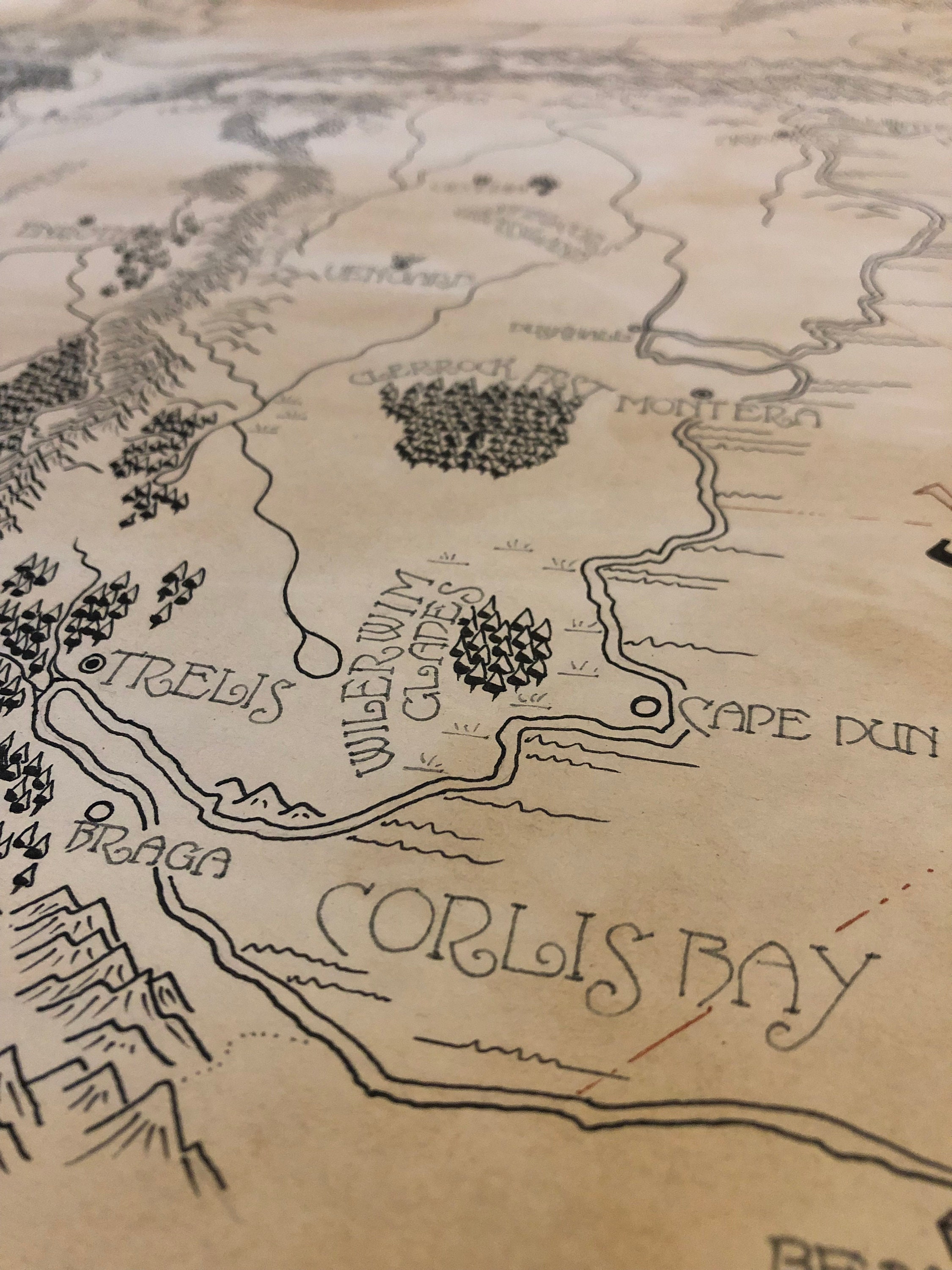 Custom Fantasy Maps, Hand-drawn - Etsy