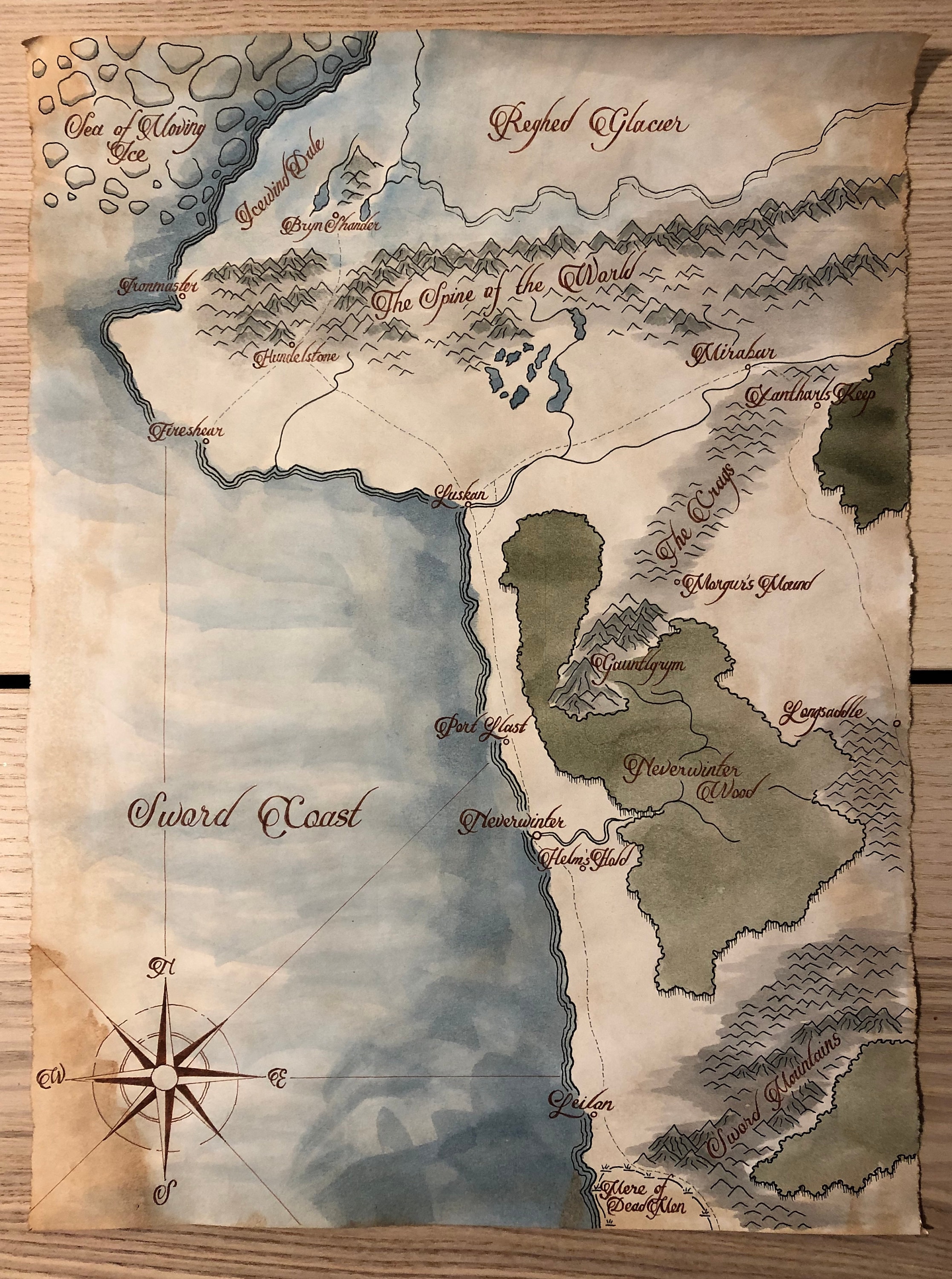 Custom, Hand-drawn Fantasy Maps - Etsy UK