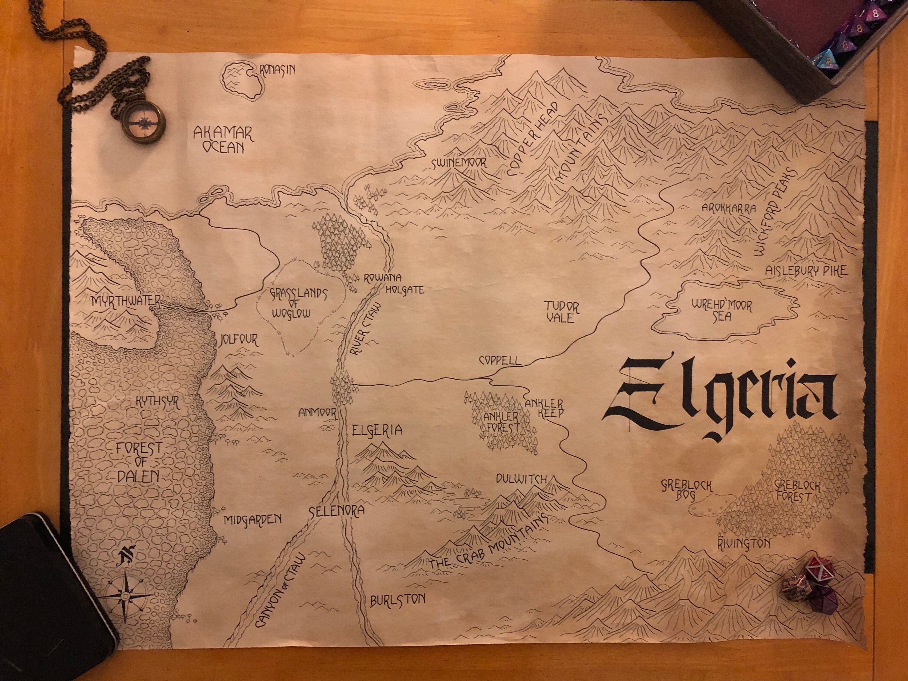 Custom Fantasy Maps, Hand-drawn - Etsy