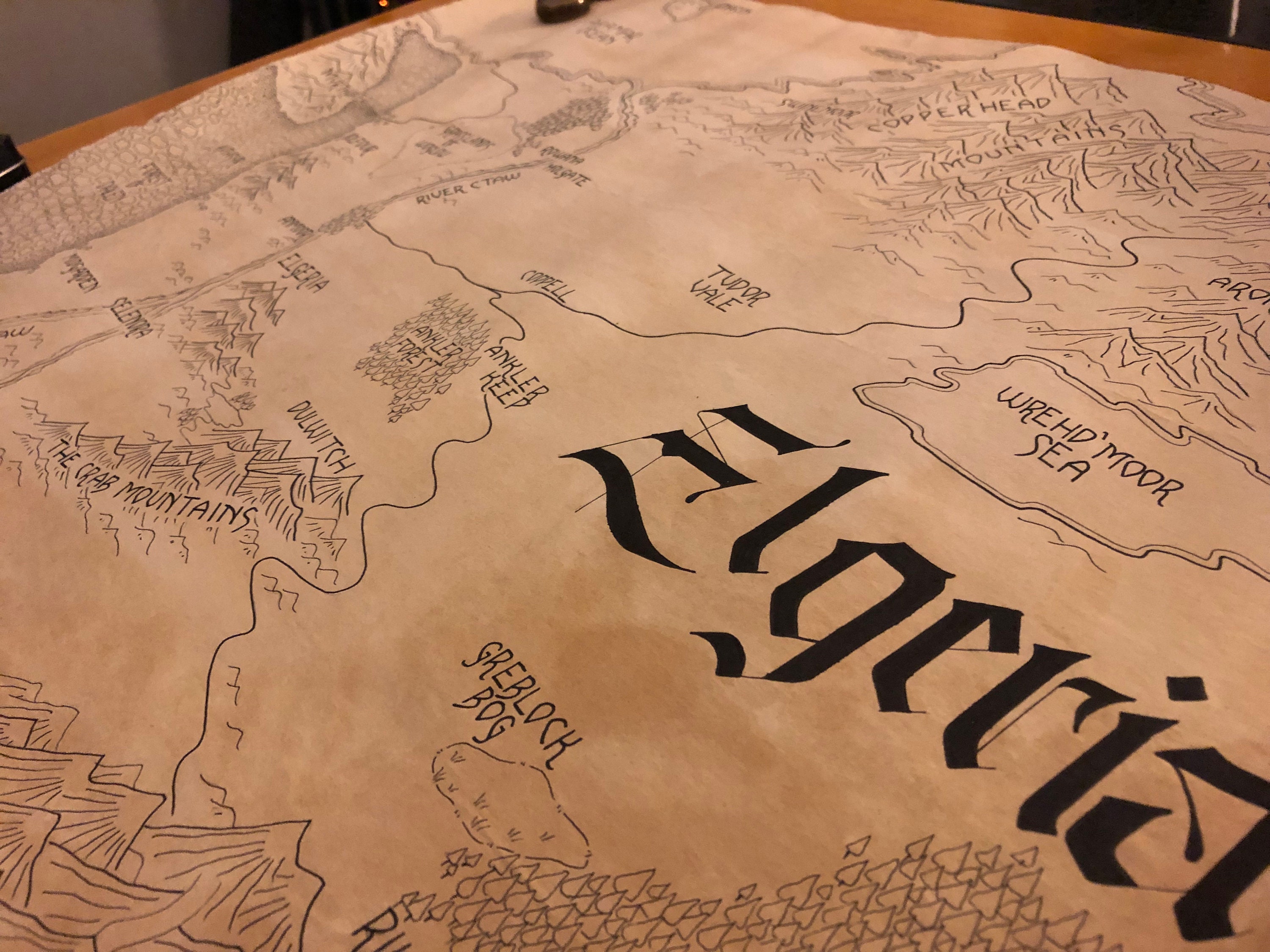 Custom Fantasy Maps, Hand-drawn - Etsy