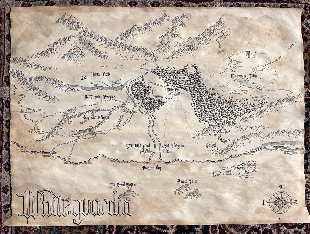 Custom Fantasy Maps, Hand-drawn - Etsy