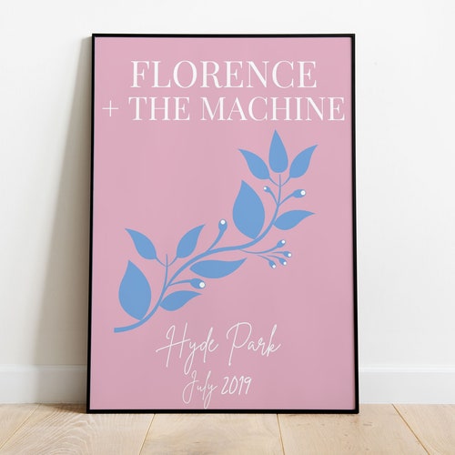 Florence and the Machine Poster Vector Portrait Wall Art | Etsy