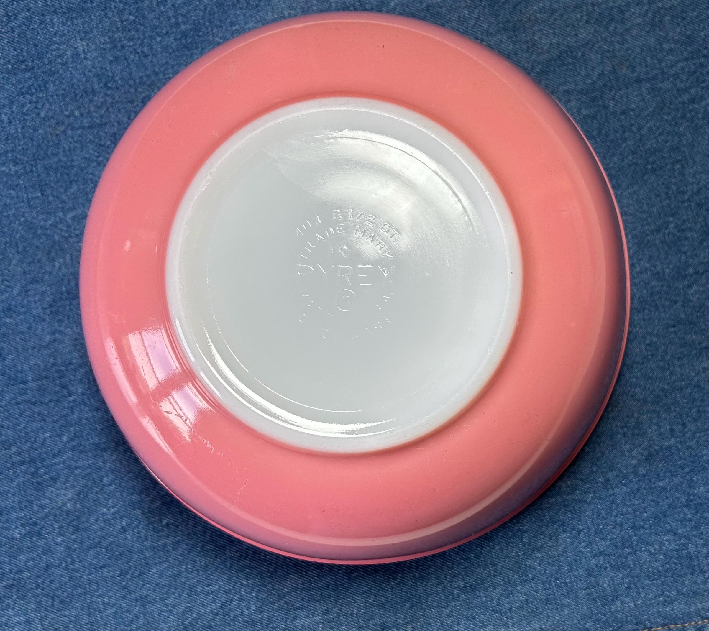 Vintage Pyrex Pink 403 Mixing Bowl - Etsy