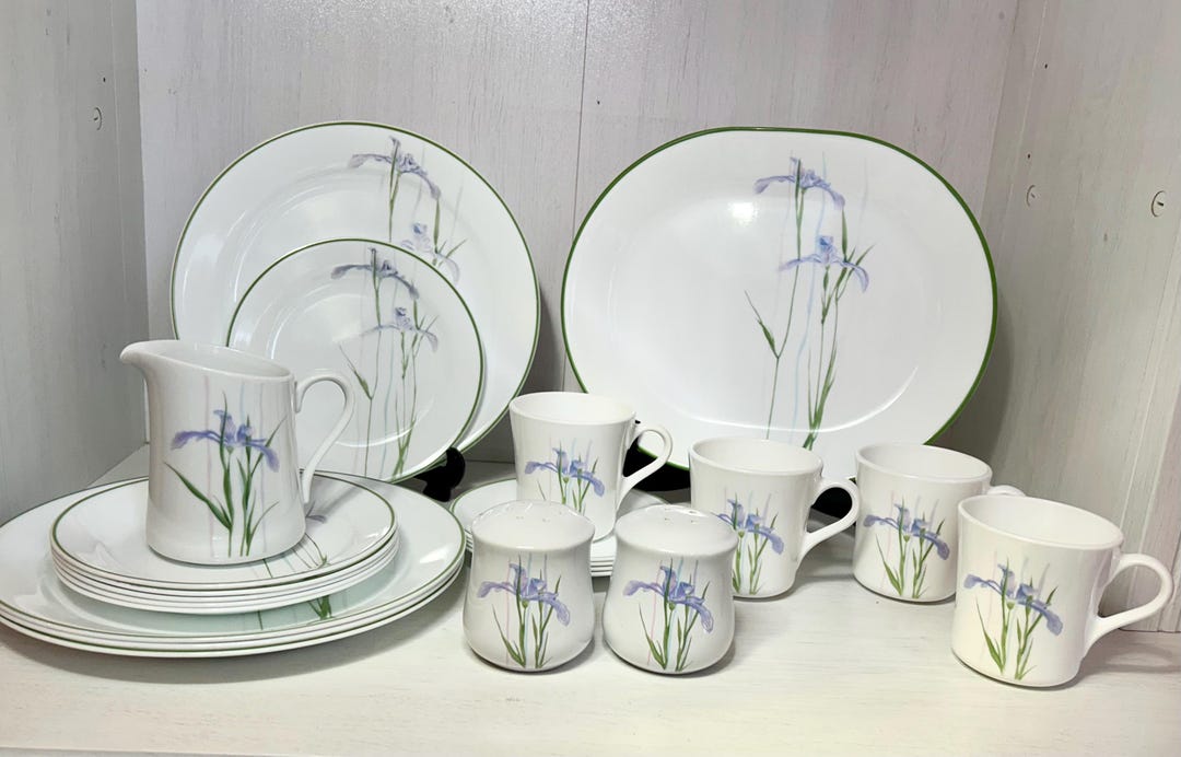 Vintage Corning Corelle Shadow Iris Dishes and Tableware! - Etsy