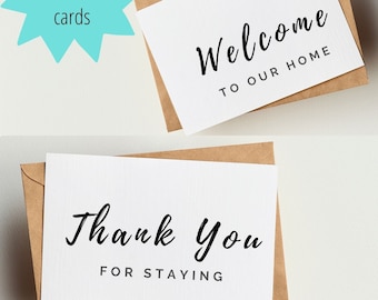 Rental Thank You Cards - Etsy