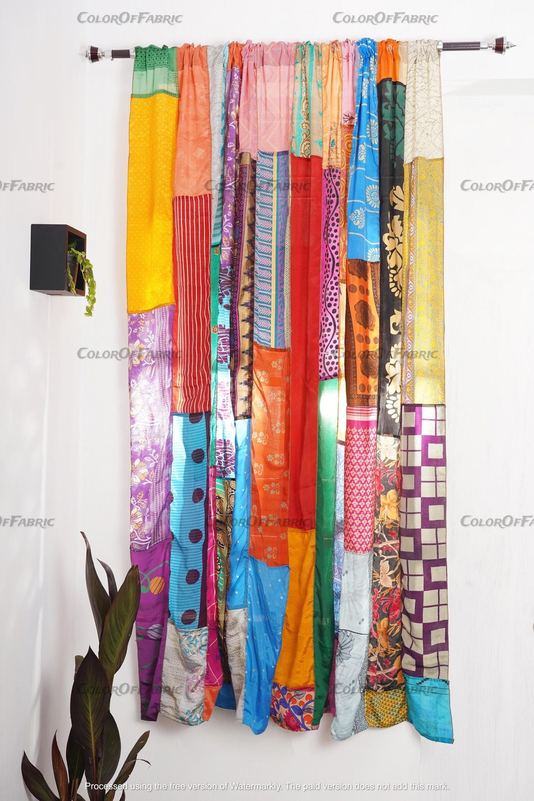 Handmade Wholesale Lot of Indian Vintage Old Silk Sari Multi Color ...