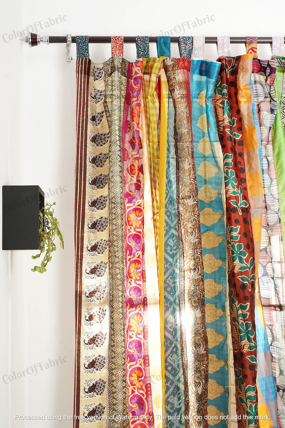 Wholesale Lot of Indian Vintage Old Silk Sari Multi Color Handmade ...