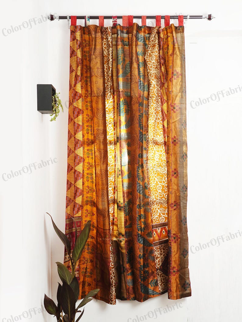 EXPRESS SERVICE of Indian Vintage Old Silk Sari Fabric Made Theme ...