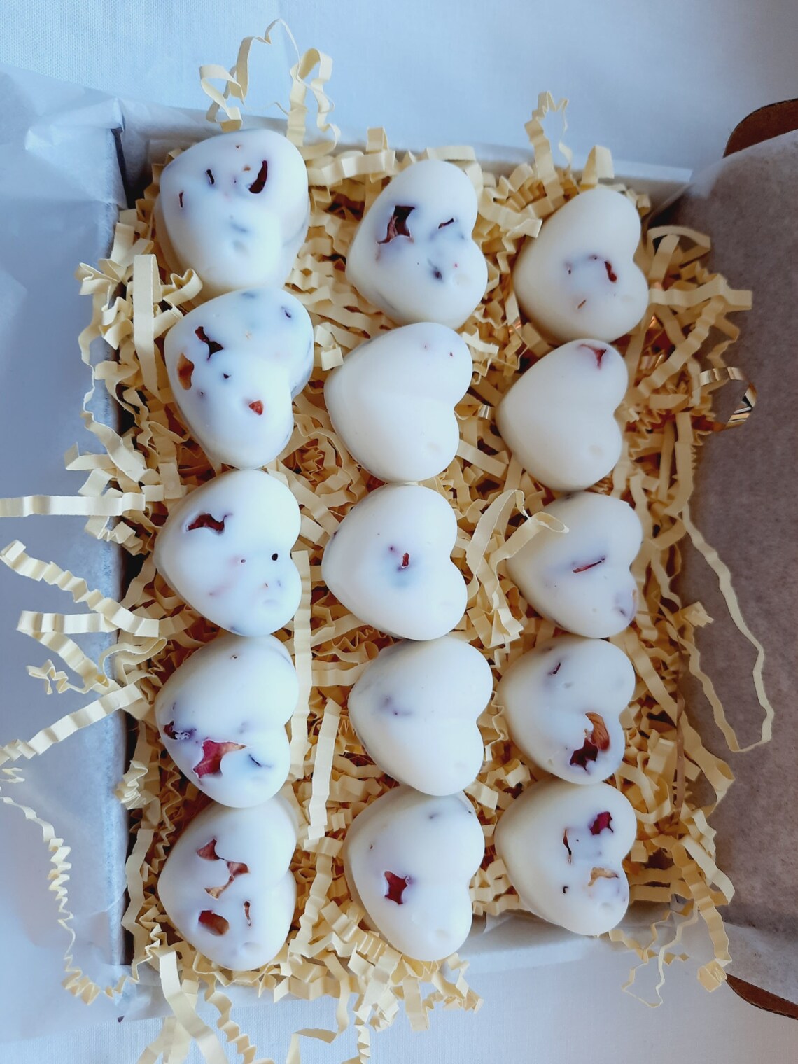 Highly Scented Rose Wax Melt Letterbox Gift | Heart Wax Melts | Rose ...