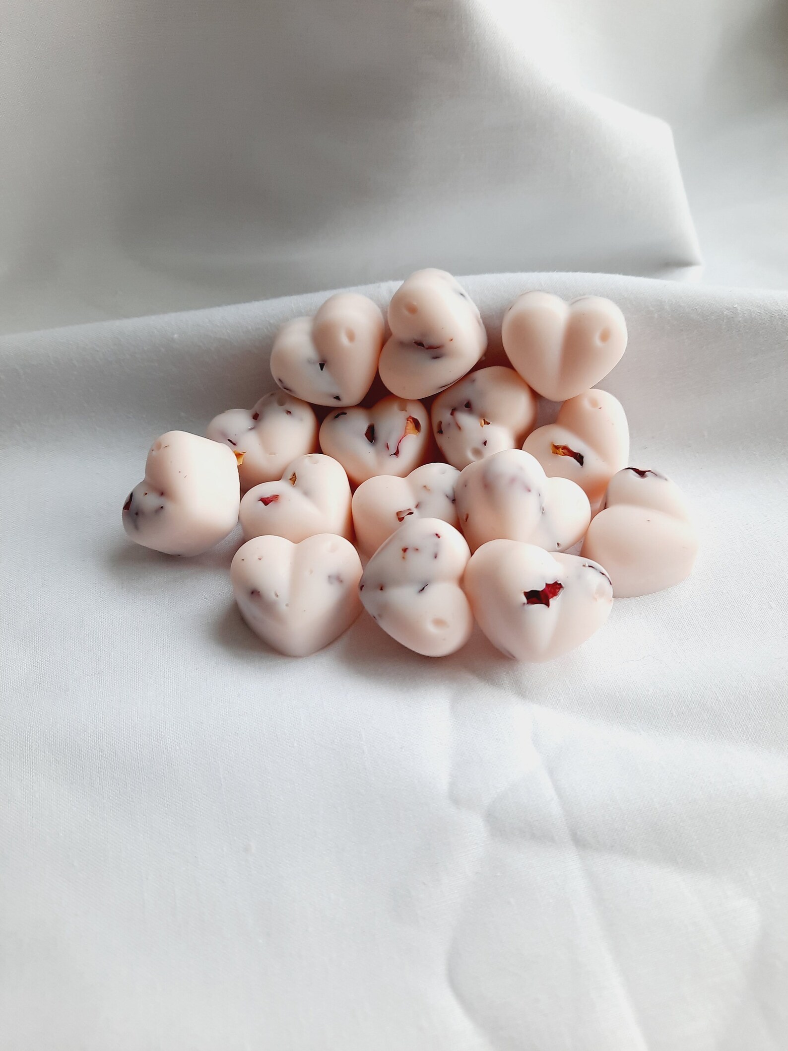 Highly Scented Rose Wax Melt Letterbox Gift | Heart Wax Melts | Rose ...