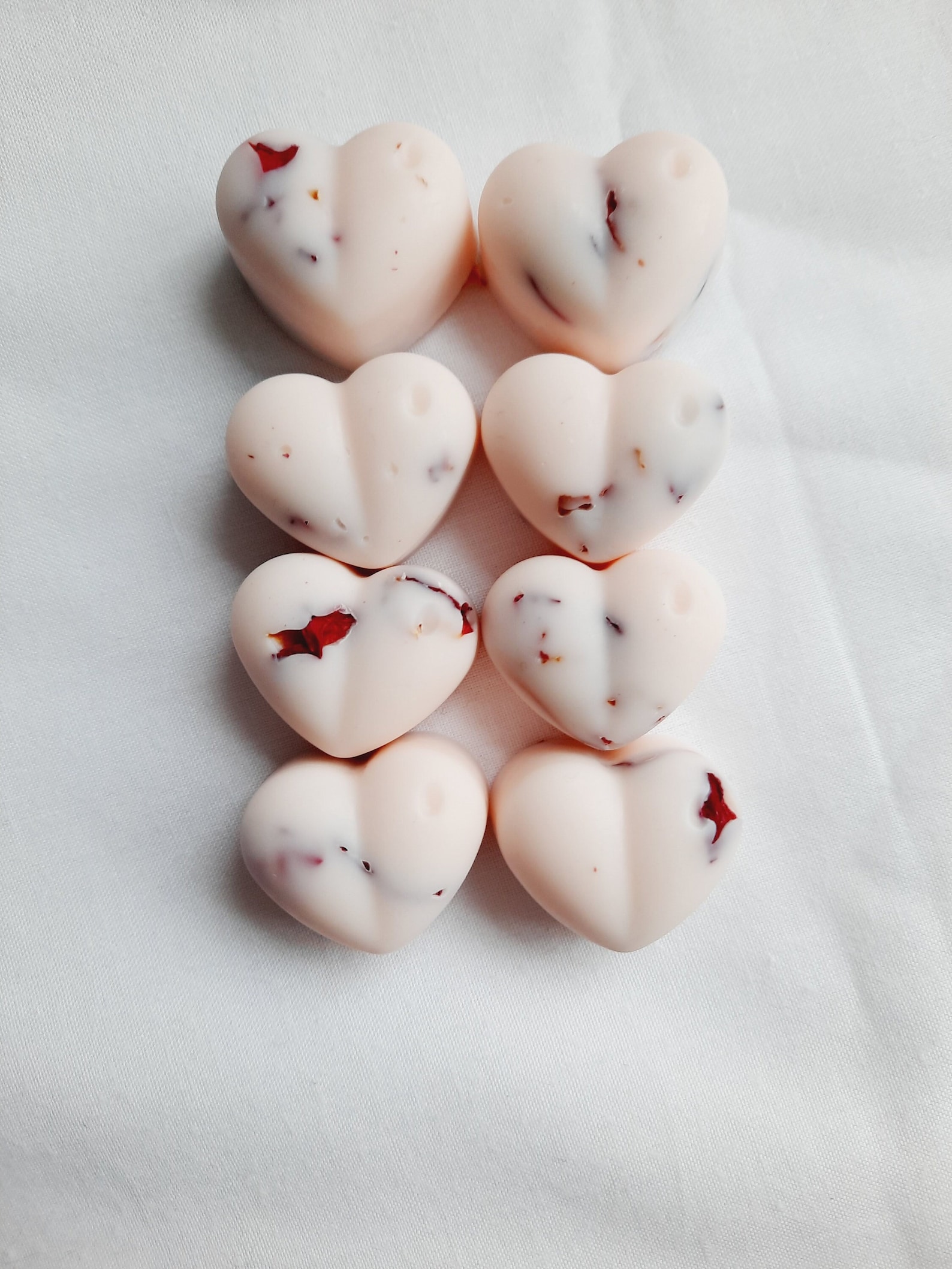 Highly Scented Rose Wax Melt Letterbox Gift | Heart Wax Melts | Rose ...