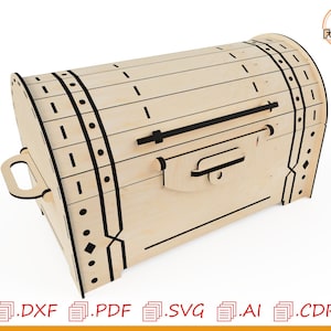 Large Trunk for Laser Cutting, Chest for Laser Cutting, Storage of ...