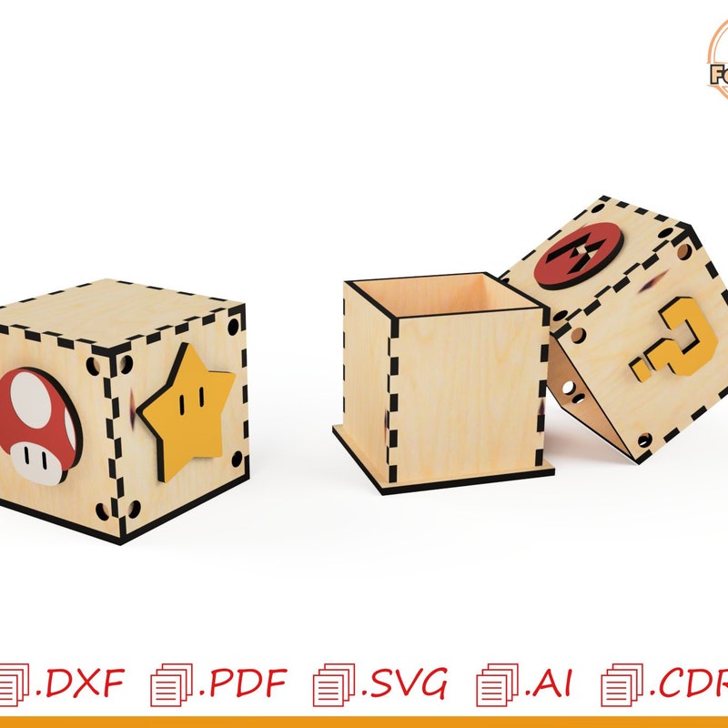 Miniature Mario Boxes - Etsy