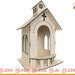 Religious House for Laser Cutting, Church for Laser Cutting ...