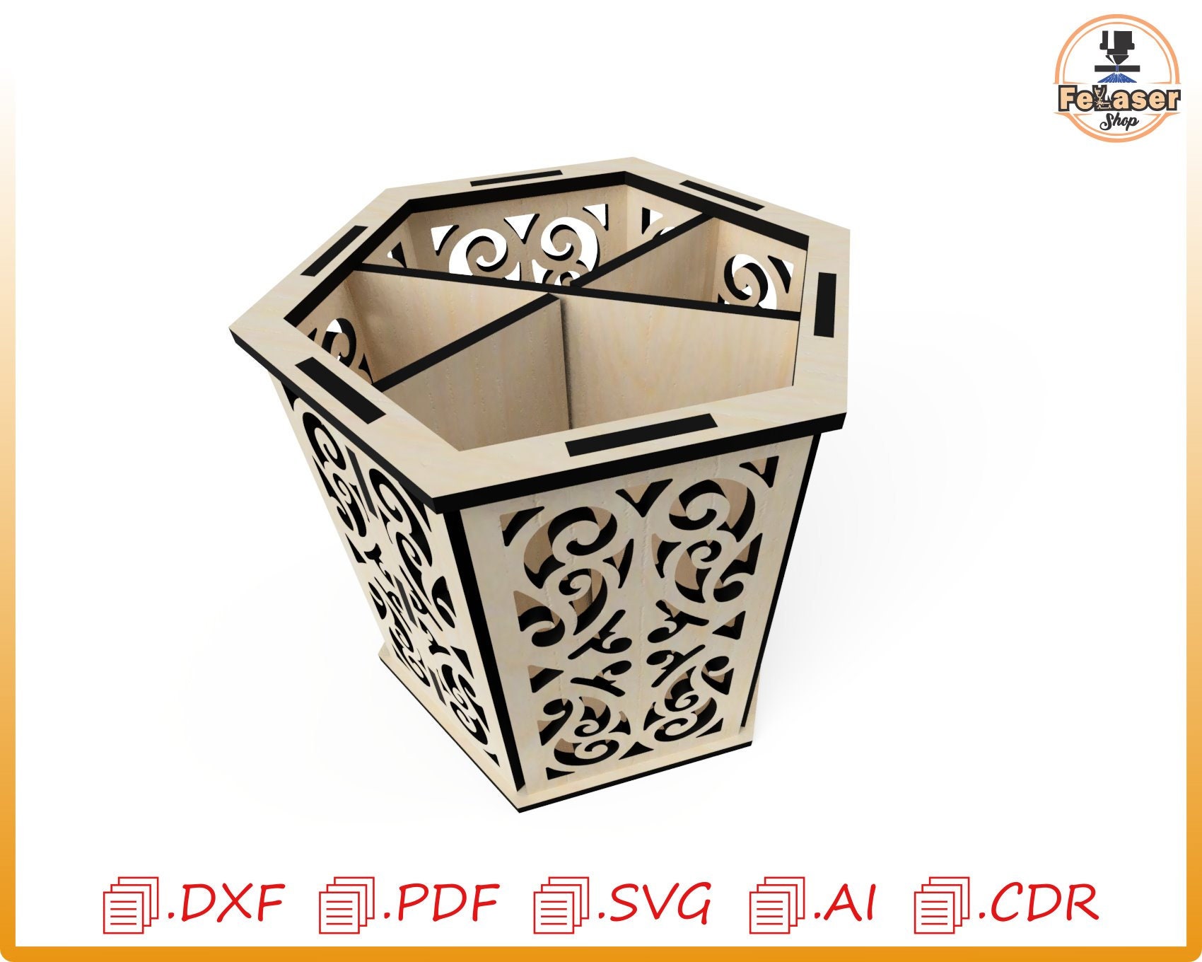 Pen Holder for Laser Cutting Organizer to Store Pens - Etsy