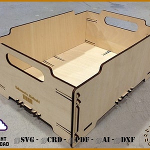 Stackable Box for Laser Cutting, Storage Box, Wooden Box, Laser Cut Files, Laser Cutting ...