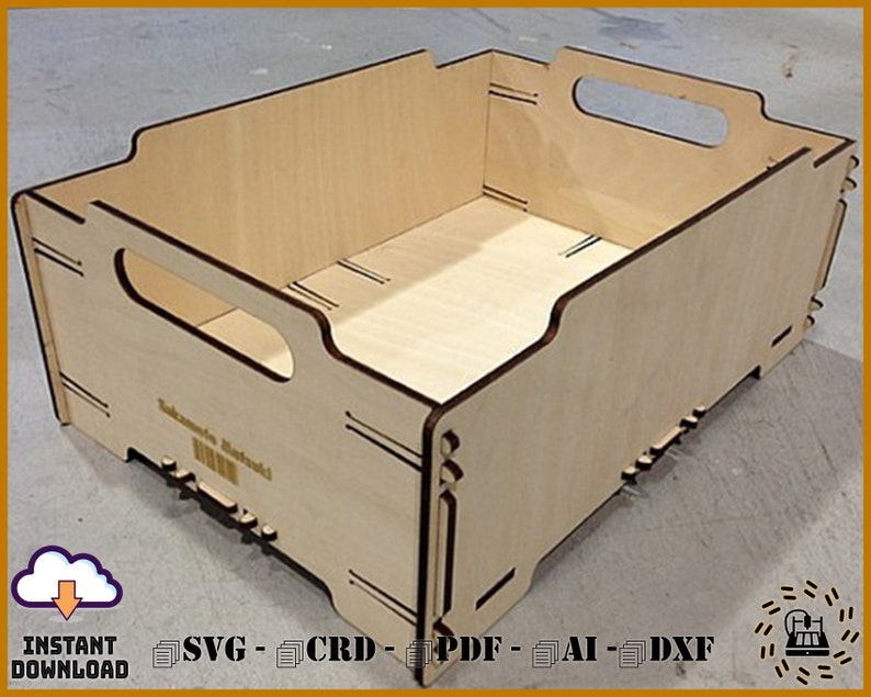 Stackable Box for Laser Cutting Storage Box Wooden Box | Etsy