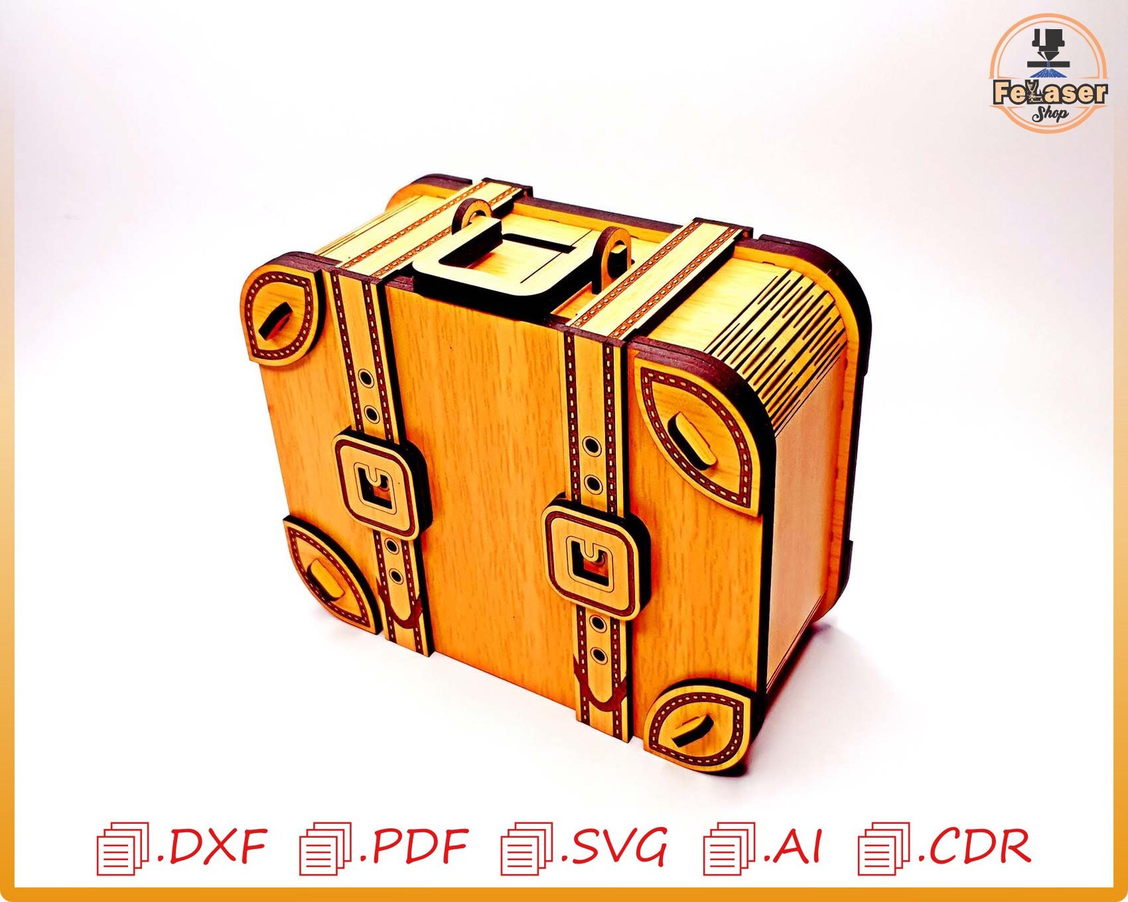 Acancia Suitcase for Laser Cutting/template for Cnc - Etsy