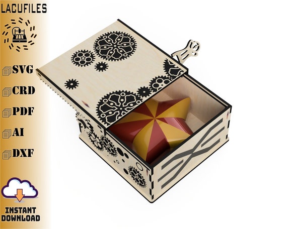 Cnc Plans Box Template Laser Cut Box Cnc Wood Box Templates | Etsy