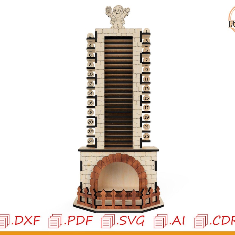 Engraved Christmas Advent - Etsy