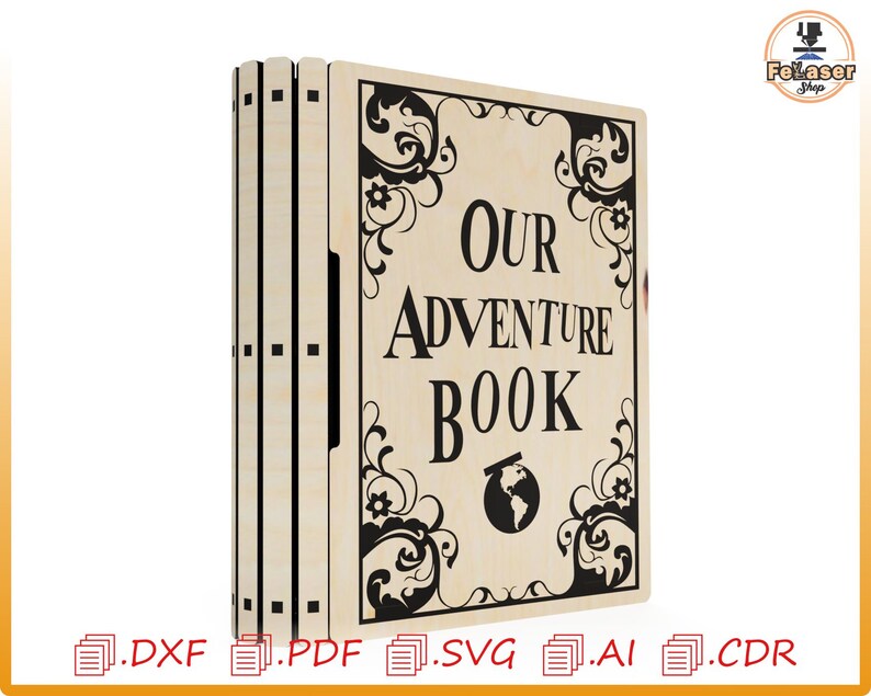 Laser Cut Book Box: Wooden Storage, Craft Project (digital File) - Etsy