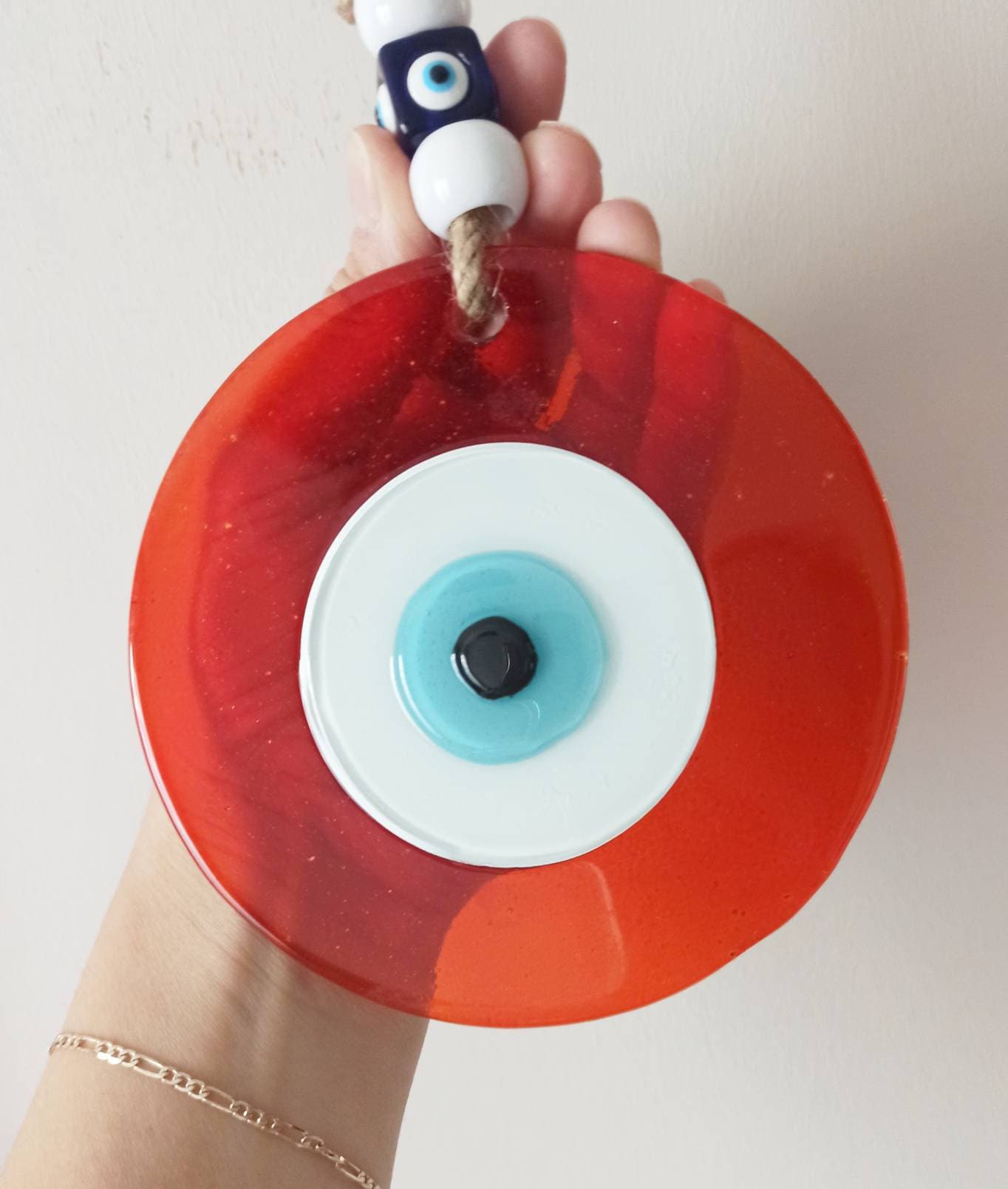 Evil Eye Art Evil Eye for Home Evil Eye Wall Hanging Glass - Etsy