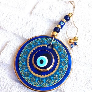 Large Evil Eye Wall Hanging, Turkish Eye Decor, Evil Eye Home, House ...