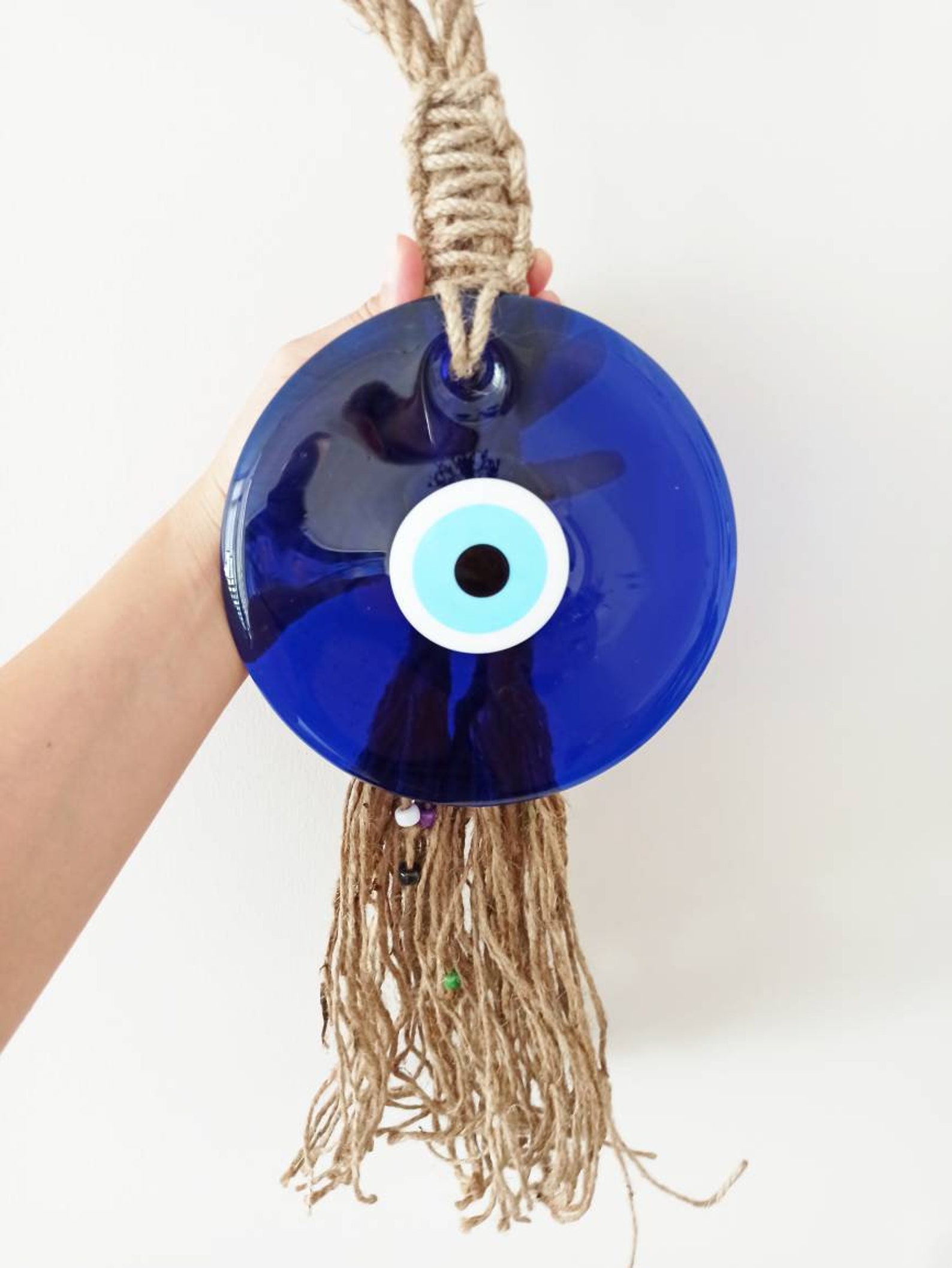 Large Evil Eye Hanging Blue Evil Eye Evil Eye Outdoor | Etsy