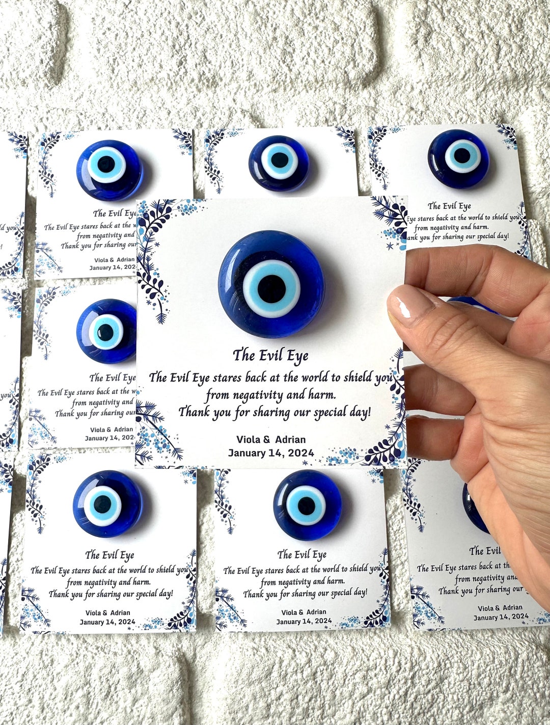 Evil Eye Magnet Favors, Wedding Favors for Guests, Unique Wedding ...