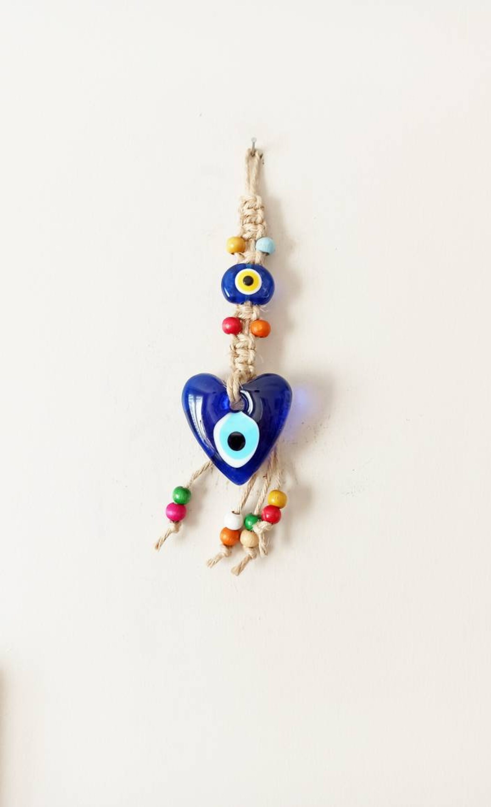 Evil Eye Decor, Turkish Eye Wall Hanging, Heart Shaped Evil Eye ...