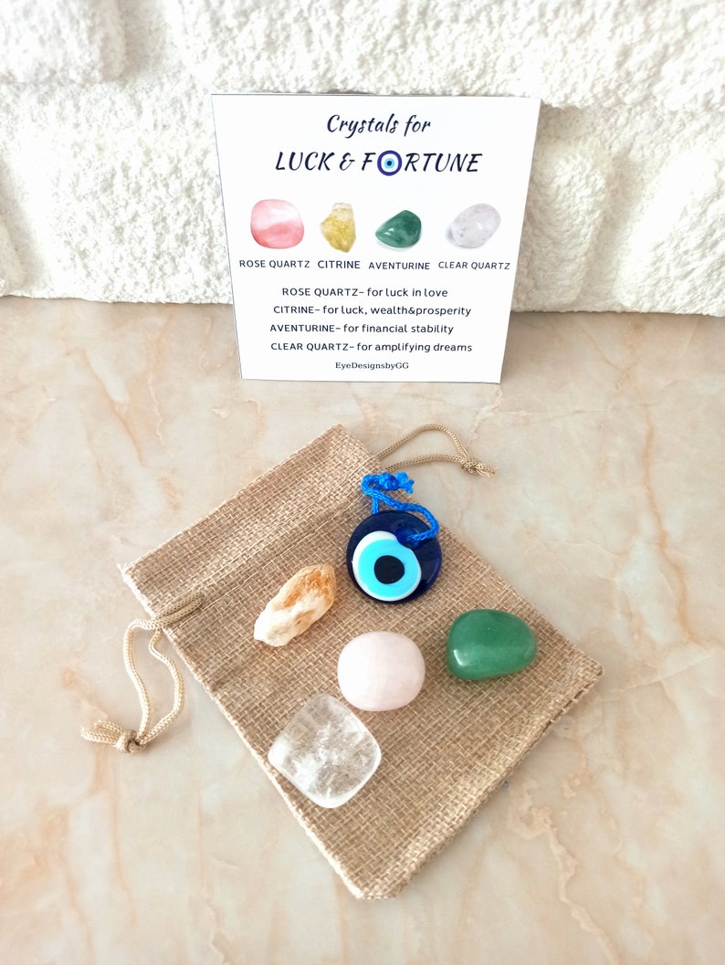 Luck and Fortune Crystal Kit, Money Crystal Set, Success Crystals ...