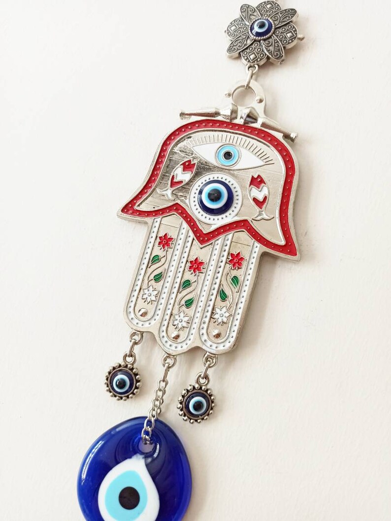 Hamsa and Evil Eye Decor Hamsa Wall Art Hamsa Hand Hanging | Etsy