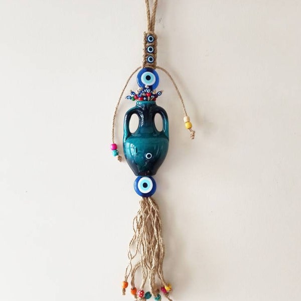Ceramic Evil Eye Vase - Etsy