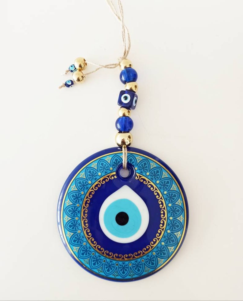 Large Evil Eye Evil Eye Wall Decor Nazar Boncuk Round Evil | Etsy