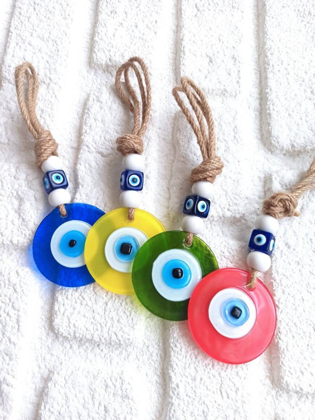 Colorful Evil Eye Wall Hanging: Turkish Nazar, Greek Mati Decor - Etsy