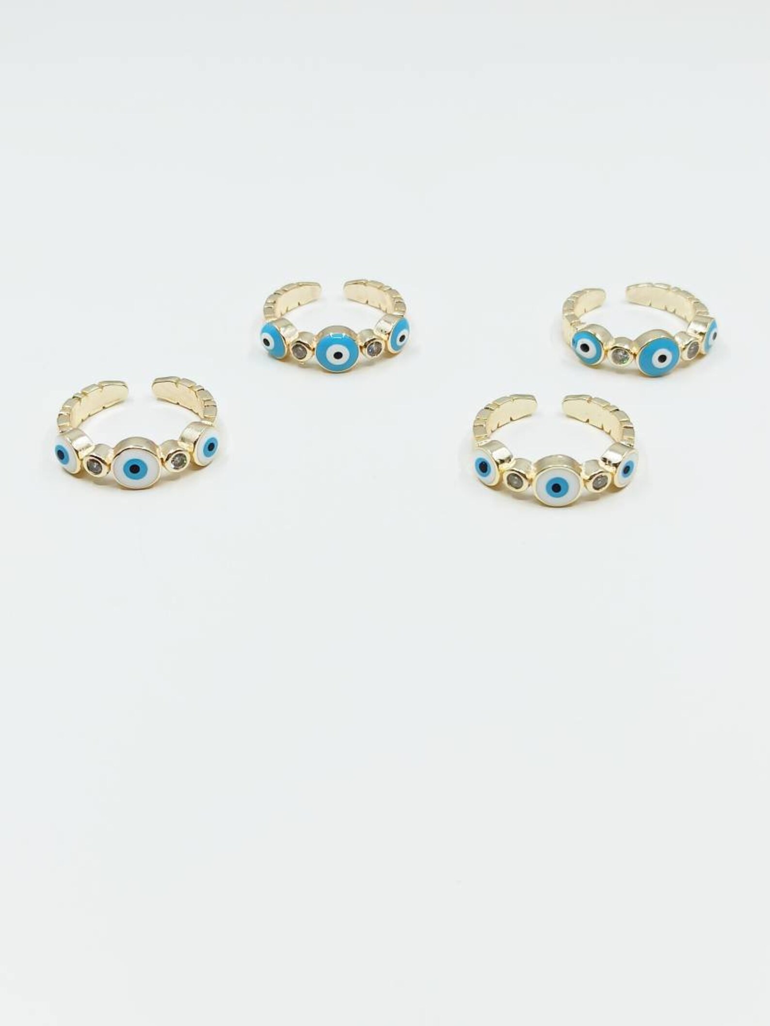 Evil Eye Rings, Adjustable Ring, Evil Eye Jewelry, Turkish Eye Ring ...