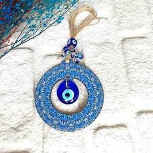 Evil Eye Home Decor, Mandala Wall Decor, Evil Eye Art, Evil Eye Wall ...