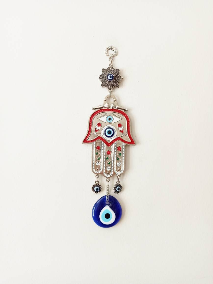 Hamsa and Evil Eye Decor Hamsa Wall Art Hamsa Hand Hanging | Etsy
