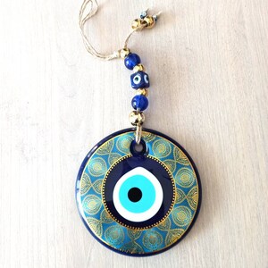 Large Round Bead, Large Evil Eye Decor, Turkish Eye Hanging, Greek Eye ...