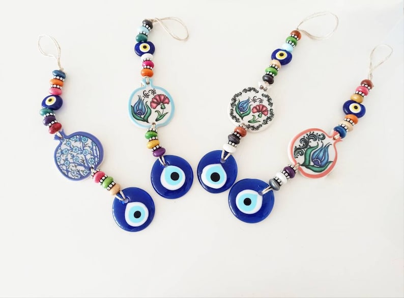 Evil Eye Wall Hanging Pomegranate Decor Turkish Eye Decor - Etsy