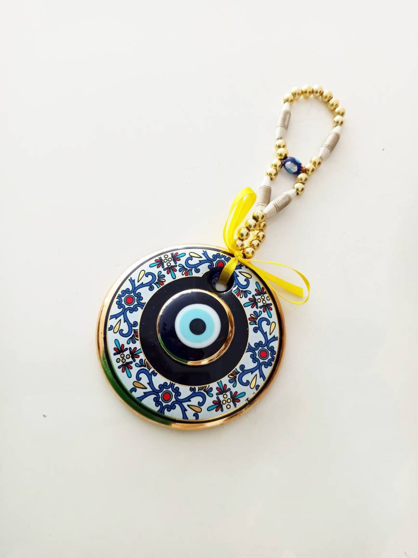 Large Evil Eye Decor Glass Evil Eye Hanging Evil Eye Art - Etsy