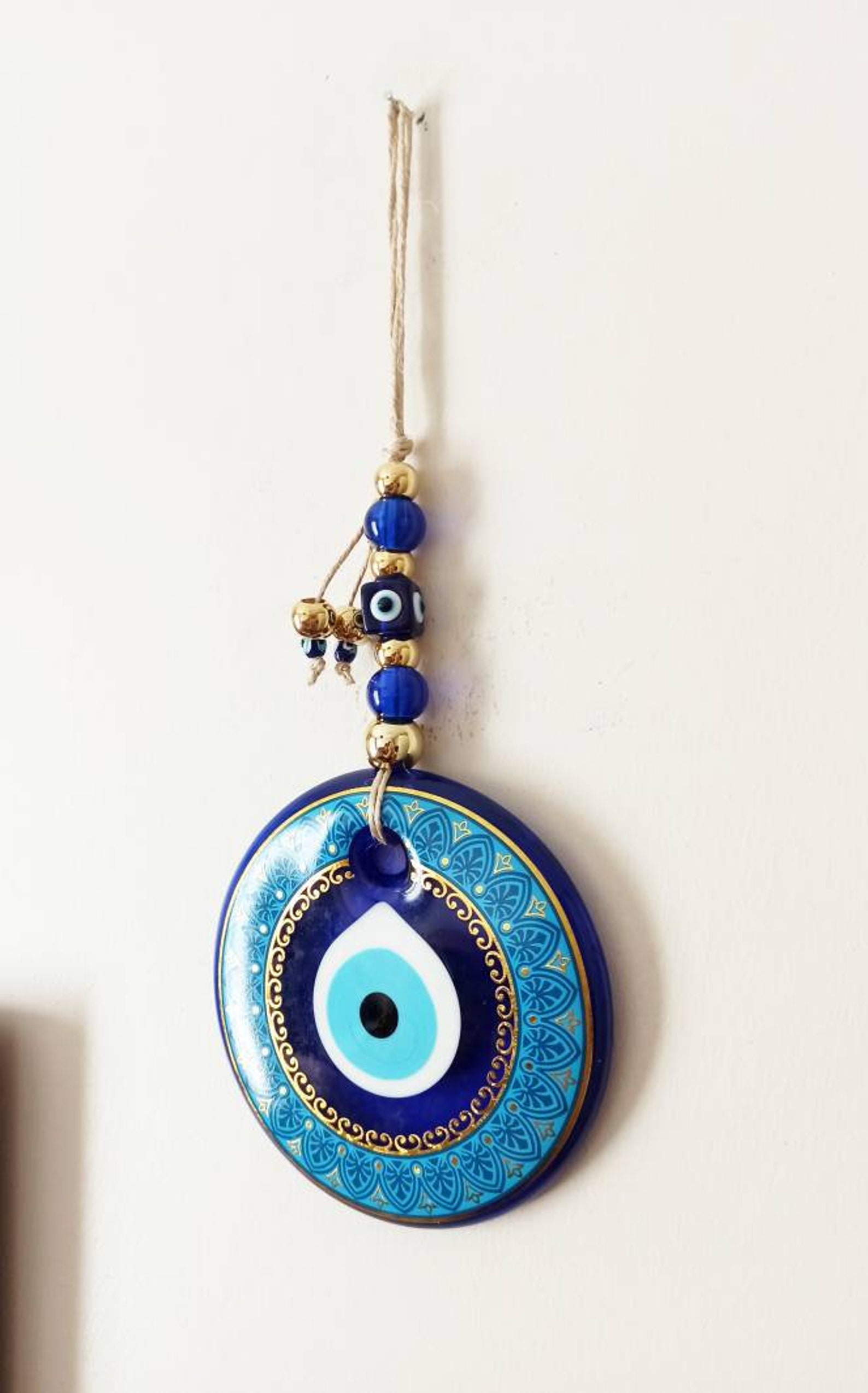 Large Evil Eye Evil Eye Wall Decor Nazar Boncuk Round Evil | Etsy