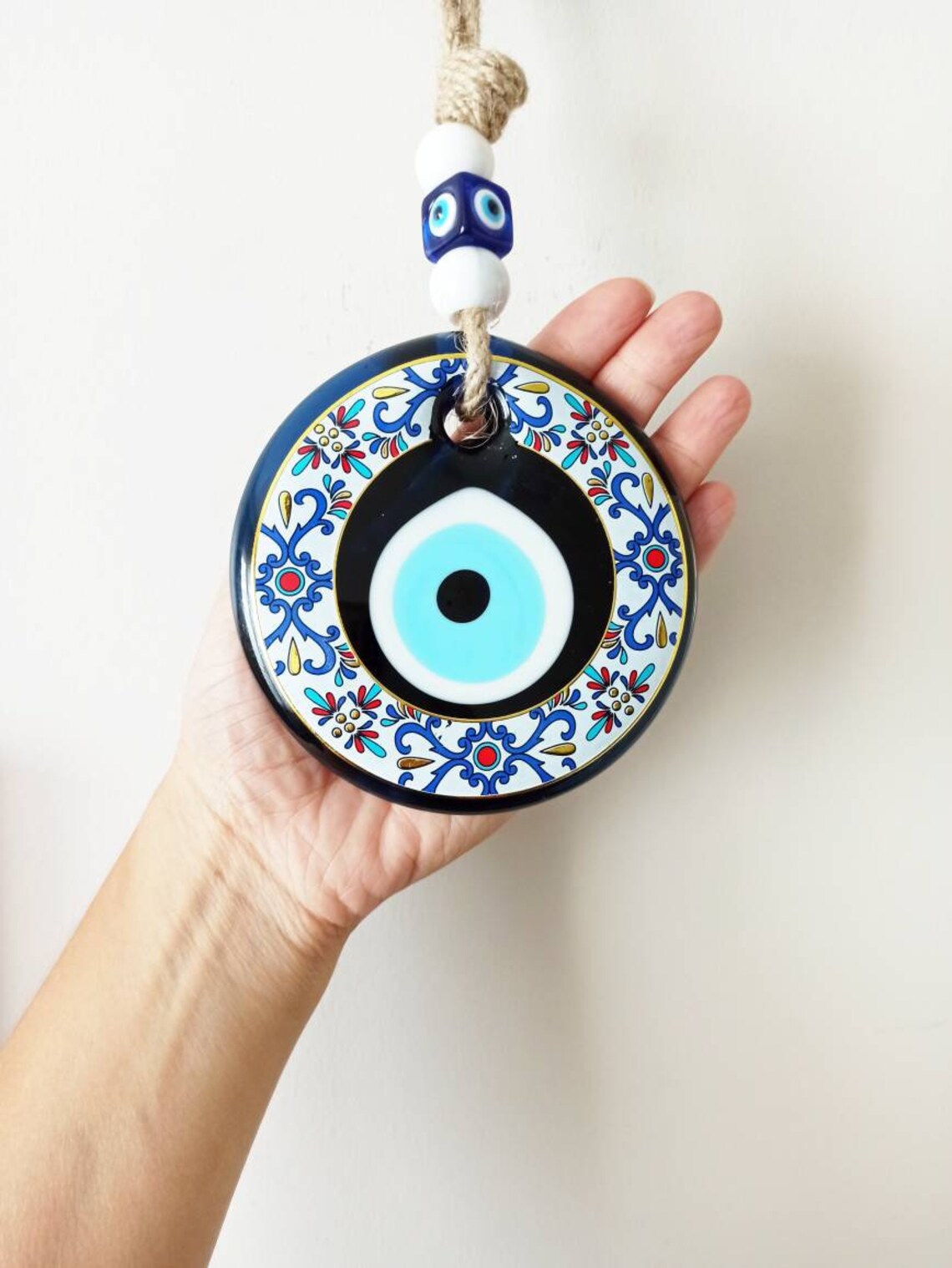 Modern Evil Eye Wall Hanging Large Evil Eye Evil Eye Art - Etsy