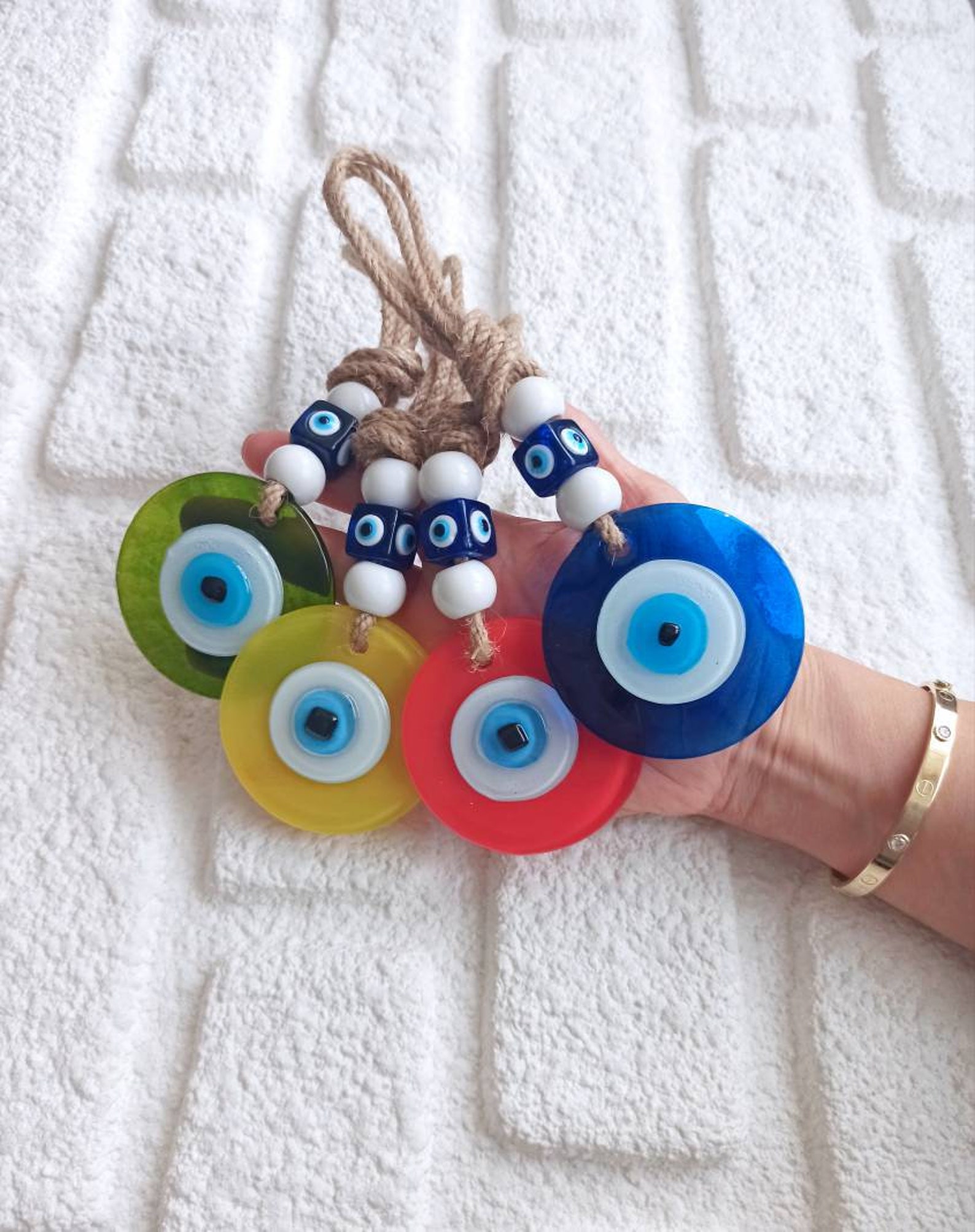 Evil Eye Wall Hanging Stained Glass Evil Eye New Home Gifts - Etsy