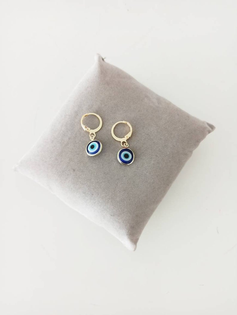 Evil Eye Earrings, Turkish Eye Jewelry, Nazar Earrings, Blue Eye ...