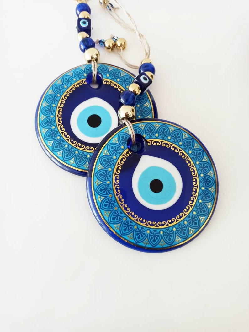 Large Evil Eye Evil Eye Wall Decor Nazar Boncuk Round Evil | Etsy